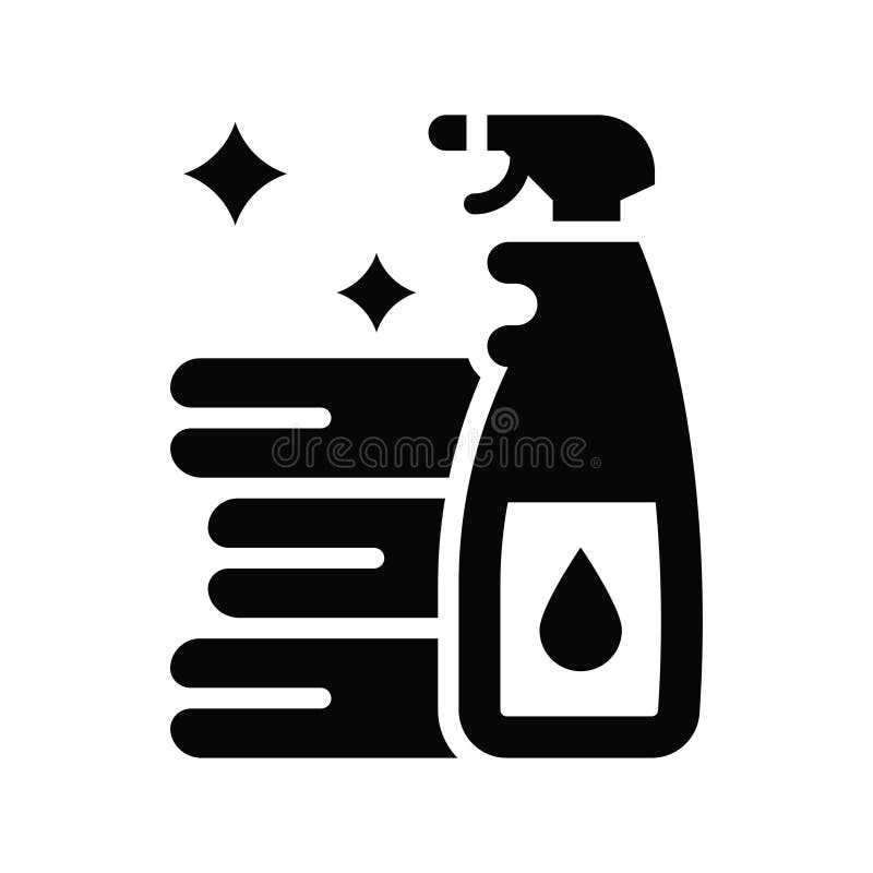 Disinfection Vector Solid Icon Style Illustration. EPS 10 File Stock ...