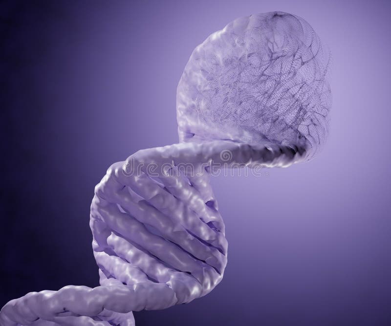 Disintegrated or Dispersing DNA into Smaller Molecules Stock ...