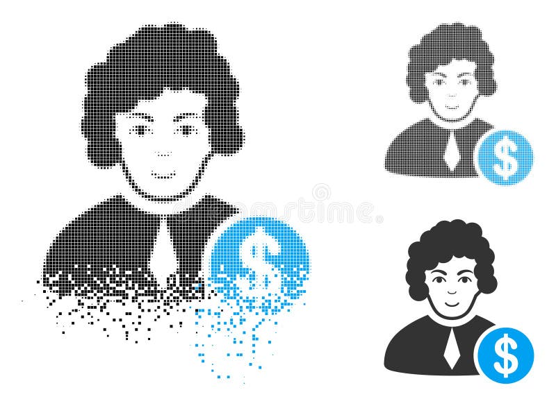 Disintegrating Dotted Halftone Corrupt Judge Icon with Face Stock ... Disintegrating Dotted Halftone Corrupt Judge Icon with Face Stock ...