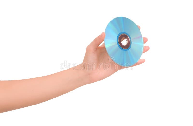 Holding CD on finger stock image. Image of beauty, disk - 2086297