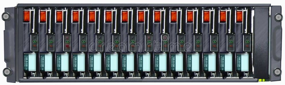 Disk Array stock illustration. Illustration of storage - 5207277