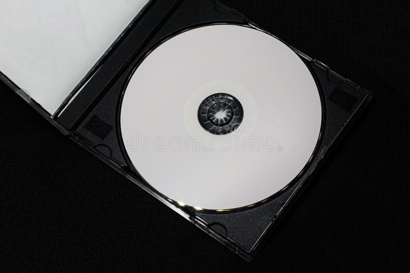 Disk on a Black Background. Stock Photo - Image of internet, equipment ...