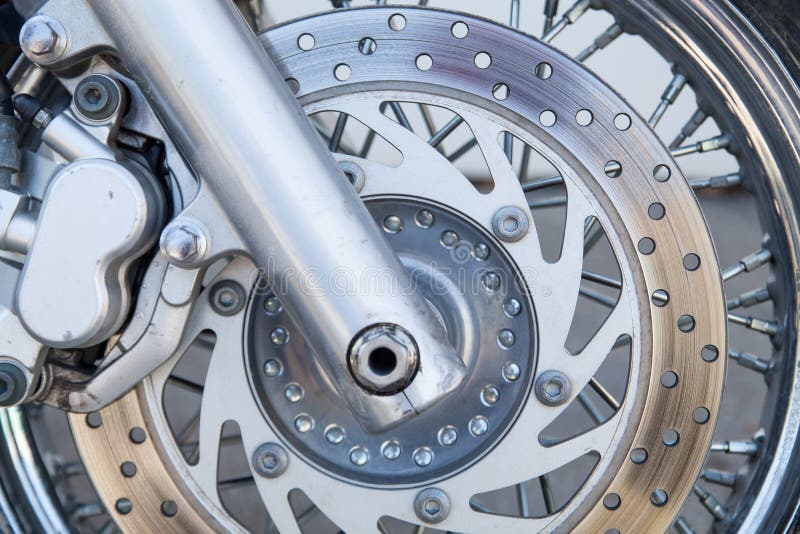 Disk Brake System on a Motorcycle Stock Photo - Image of detail ...