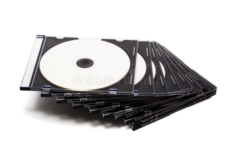 Disk Cd In Boxes Picture. Image: 6455001