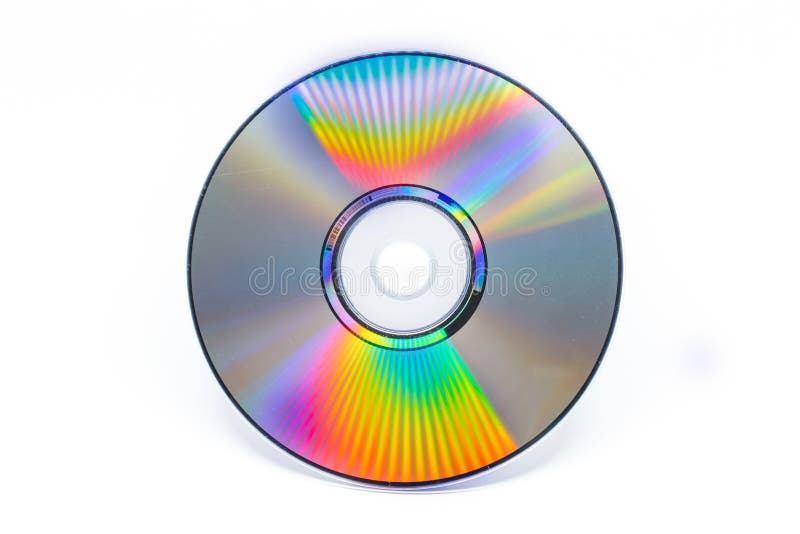 Disk DVD CD on White Background Stock Photo - Image of golden, disk ...
