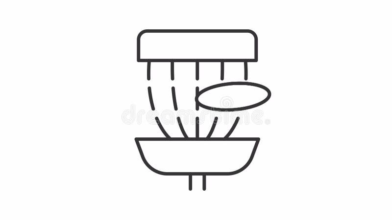 Disk Golf White Line Animation Stock Video - Video of white, golf ...