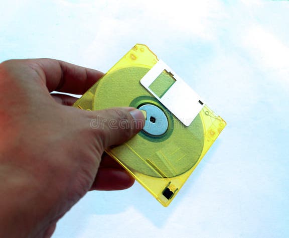 Disk in hand stock image. Image of diskette, storage, backup - 765379