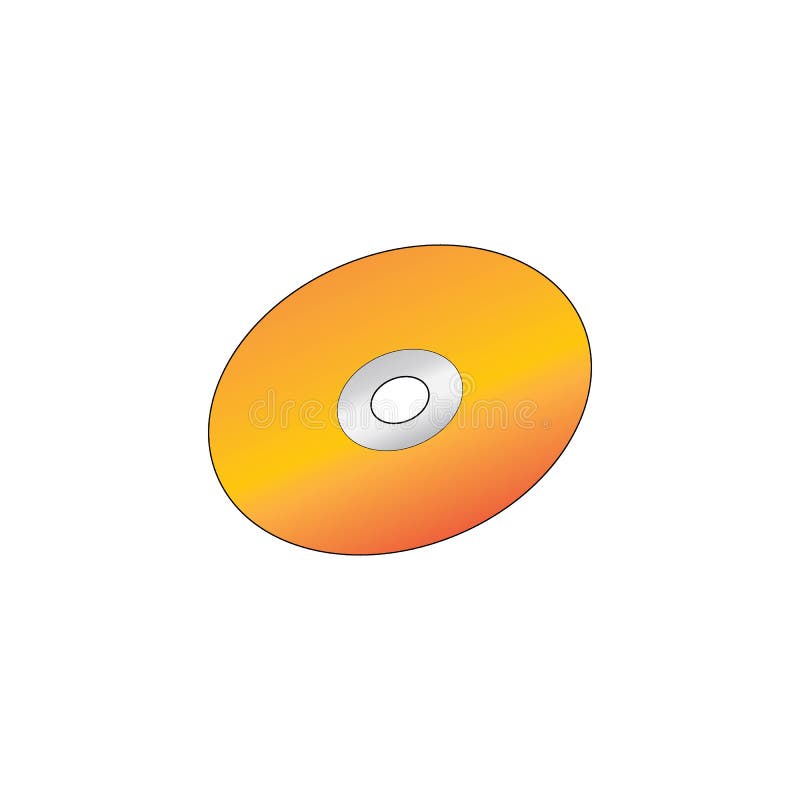 Disk Icon Logo Vector Design Stock Illustration - Illustration of ...