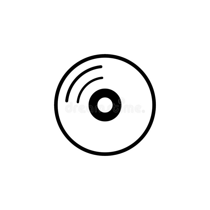 Disk Icon Logo Vector Design Stock Illustration - Illustration of data ...