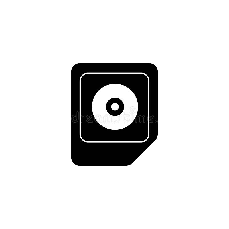 Disk Icon Logo Vector Design Stock Illustration - Illustration of ...