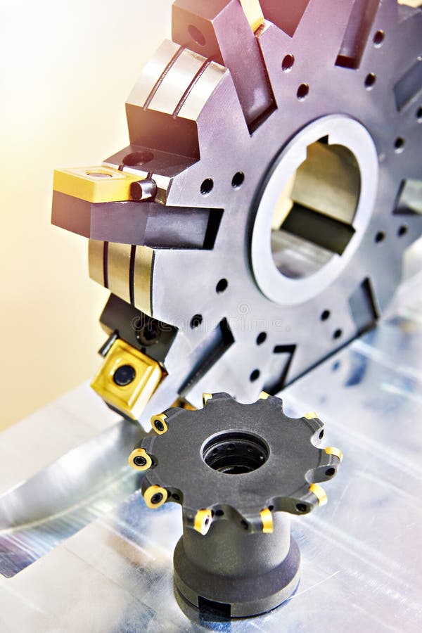Disk milling cutters stock image. Image of carbide, holder - 271031179