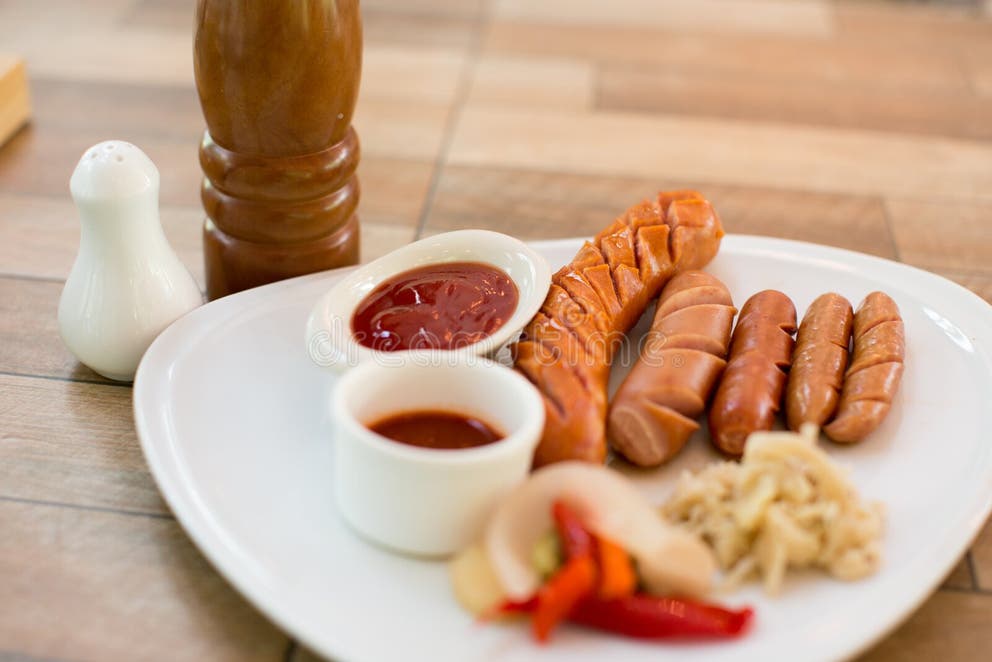 Disk of mixed saucess stock photo. Image of white, sauce - 106670230