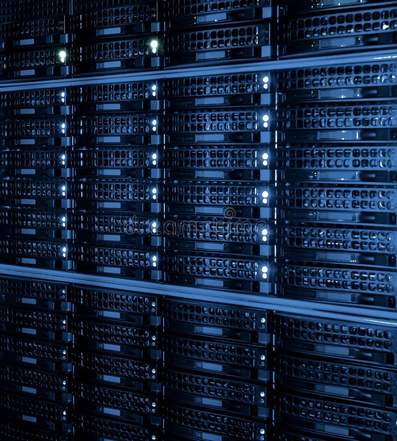 Data Center Cabinets stock image. Image of cabinets, connection - 54534379