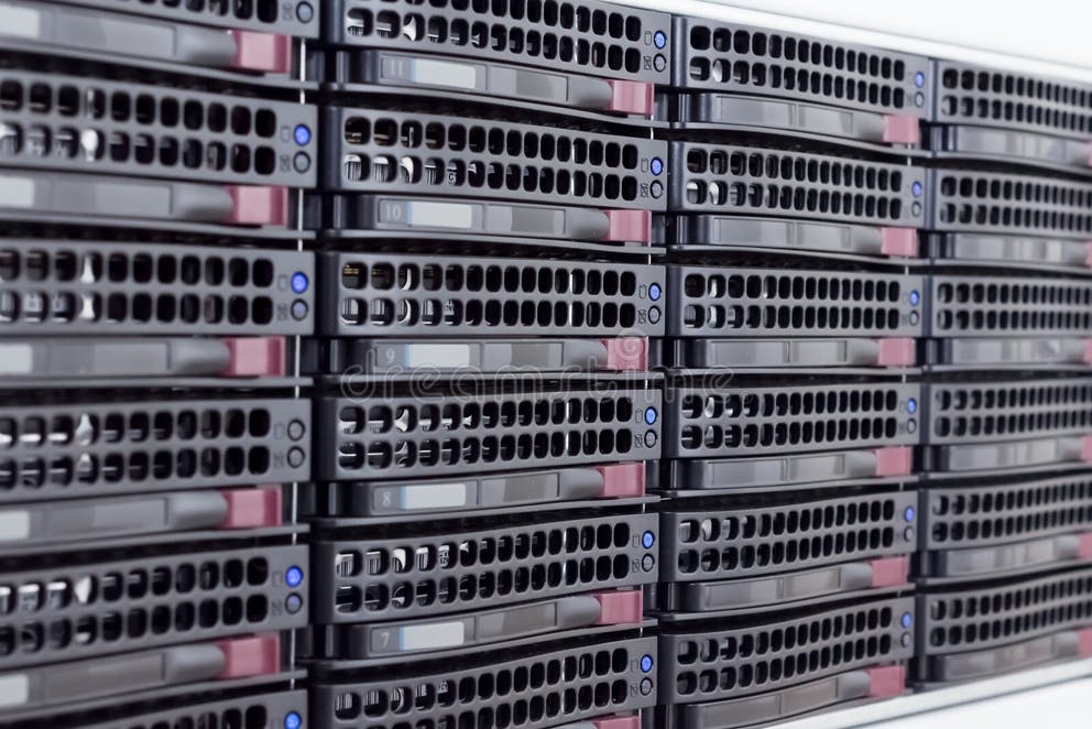 Disk Storage Drive Form Factor of 3.5 Stock Image - Image of center ...