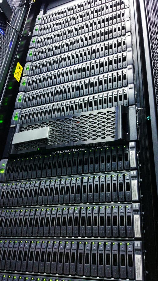 Disk Storage Server in Data Center Stock Photo - Image of server, disk ...