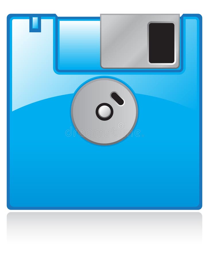 Diskette stock illustration. Illustration of electronics - 21476381