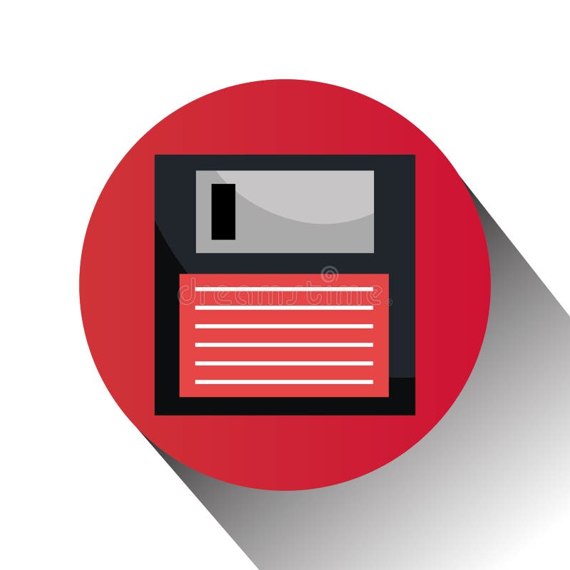 Diskette computer icon stock illustration. Illustration of black - 65086160