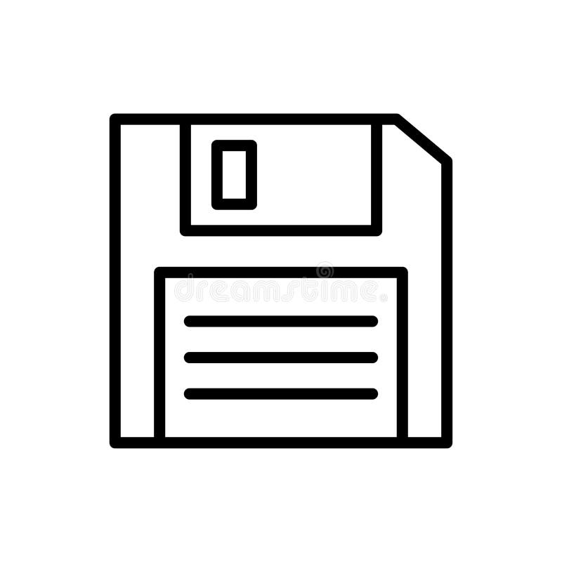 Diskette Icon Flat Vector Template Design Trendy Stock Vector ...