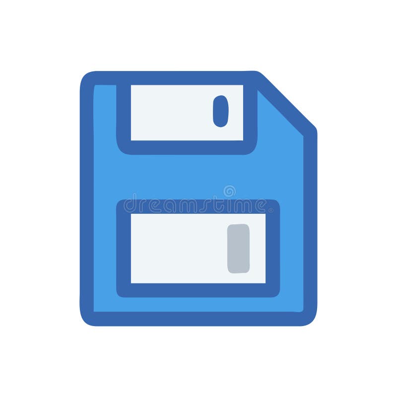 Diskette Icon for Storage stock vector. Illustration of storage - 351934809