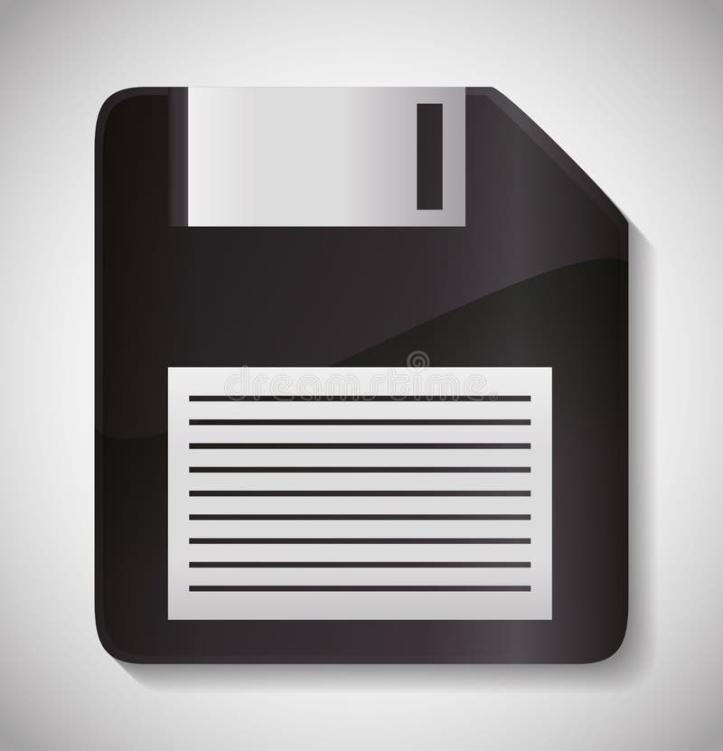 Diskette Icon. Technology Design. Vector Graphic Stock Vector ...