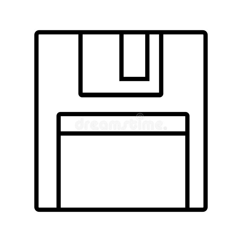 Diskette Icon Vector. Floppy Disk, Illustration Sign. Floppy Symbol or ...