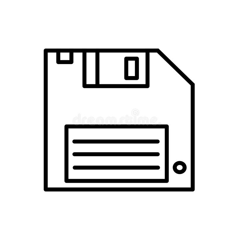 Diskette Icon Vector.save Icon Illustration Stock Vector - Illustration ...
