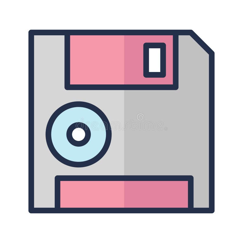 Diskette Vector Icon Which Can Easily Modify or Edit Stock Vector ...