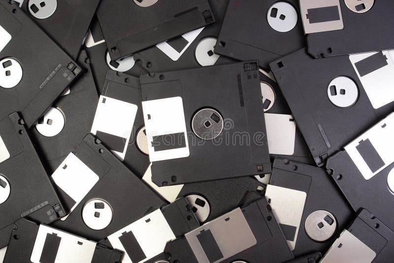 Disketten stockbild. Bild von bunt, unterstützung, disc - 1609291
