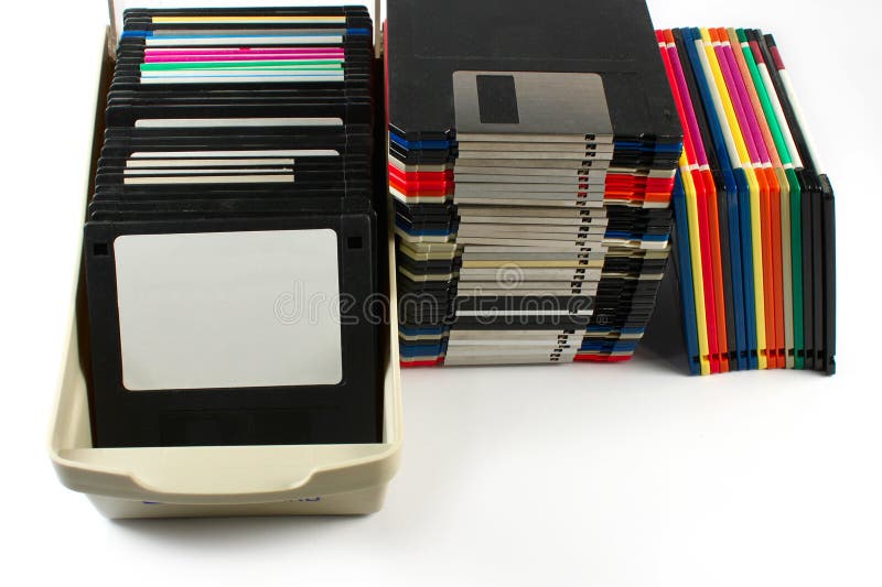 Disketten getrennt stockbild. Bild von daten, sicherheit - 12326707