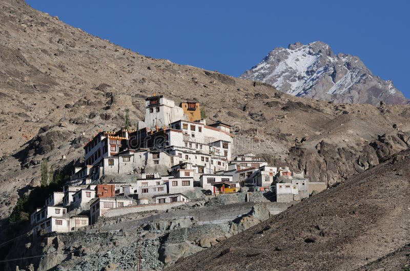 Diskit monastery stock image. Image of tibetan, gompa - 26000555