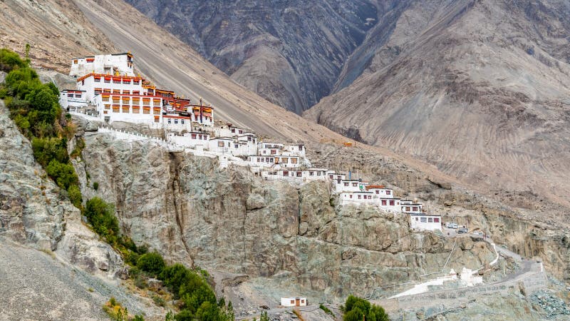 Diskit Monastery Also Known As Deskit Gompa or Diskit Gompa Stock Photo ...