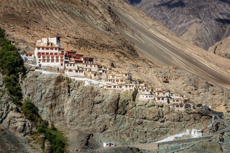 Diskit Monastery stock photo. Image of buildings, india - 98164988
