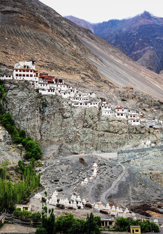 Diskit monastery stock image. Image of gompa, high, buddhist - 50466503