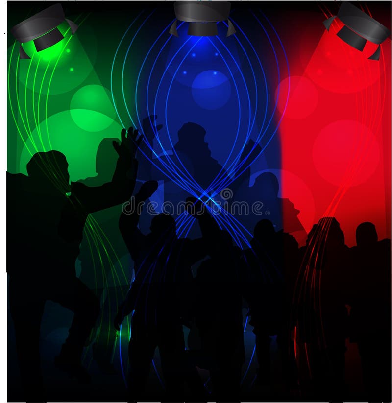 Diskotek vektor illustrationer. Illustration av musik - 19195214