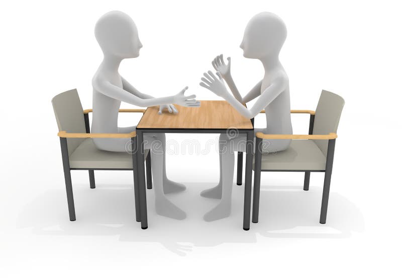 Diskussion stock abbildung. Illustration von vermittlung - 19625612