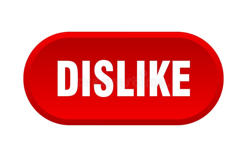 Dislike Button - Social Media Concept. Stock Illustration ...