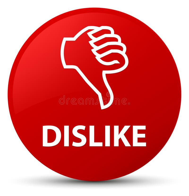 Red Dislike Stock Illustrations – 1,539 Red Dislike Stock Illustrations ...