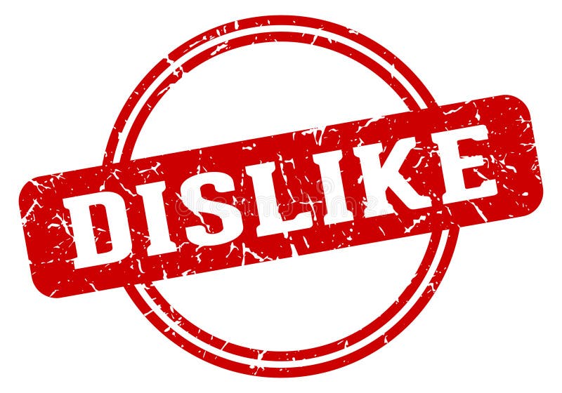 Dislike Round Sticker Pattern. Social Network Post. Social Media Like ...