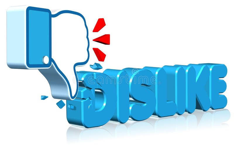 Dislike Sign stock illustration. Illustration of expressing - 24540304
