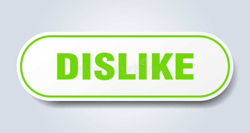 Dislike Sticker Stock Illustrations – 669 Dislike Sticker Stock ...