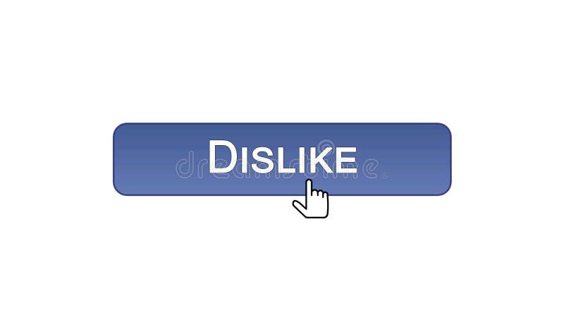Dislike Web Interface Button Clicked with Mouse Cursor, Violet Color ... Dislike Web Interface Button Clicked with Mouse Cursor, Violet Color ...