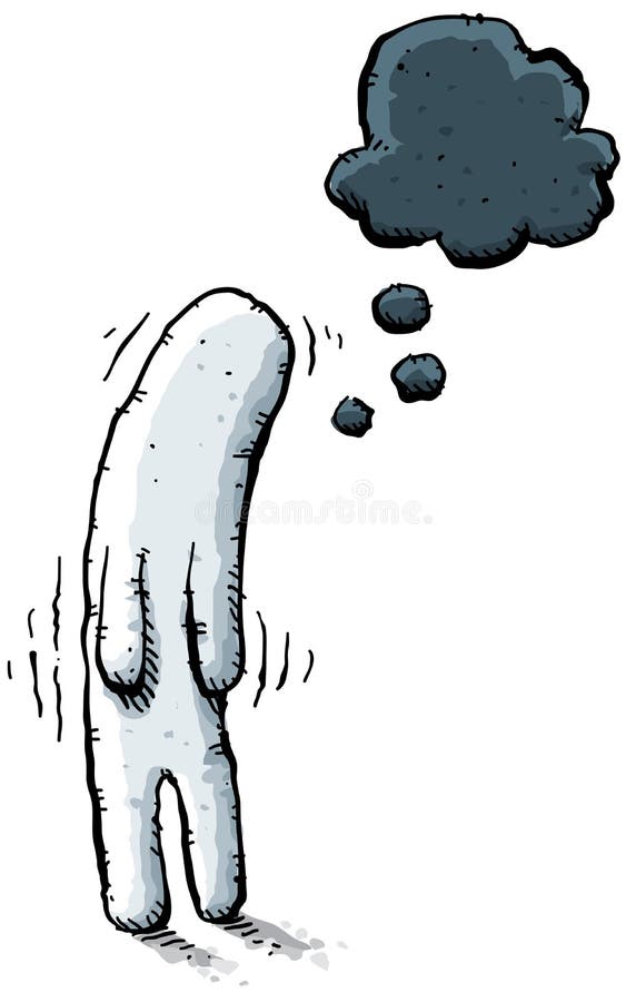 Dismal stock illustration. Illustration of thoughts, cloud - 23213285