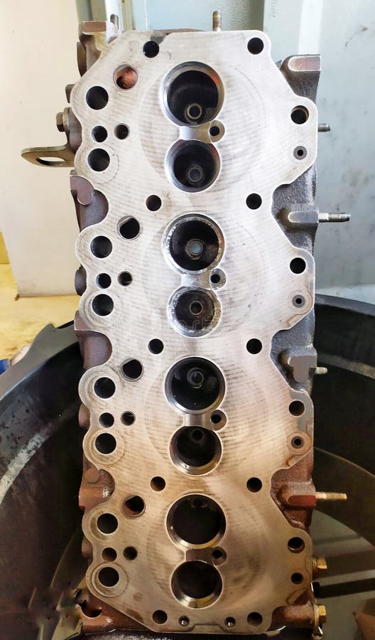 Dismantled Diesel Engine Overhaul Due To Overheating Stock Photo ...