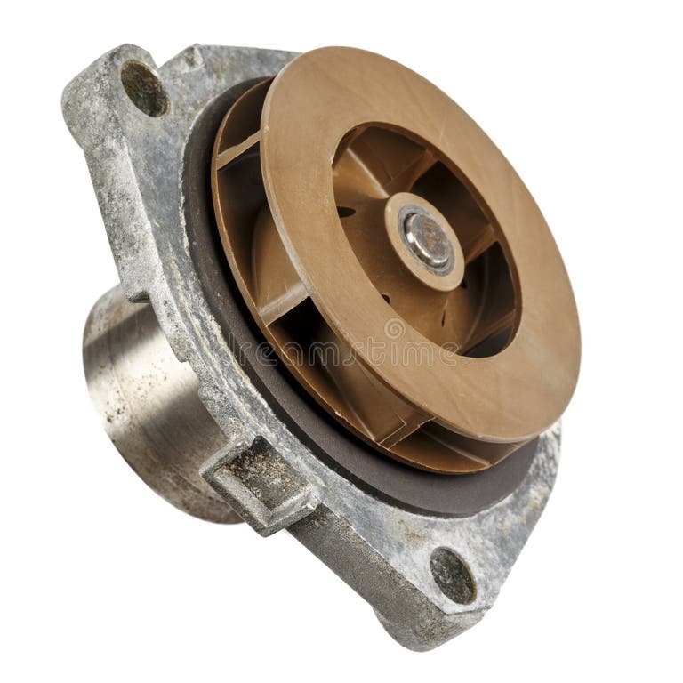 Dismantled Water Pump from the Engine Stock Image - Image of junk ...
