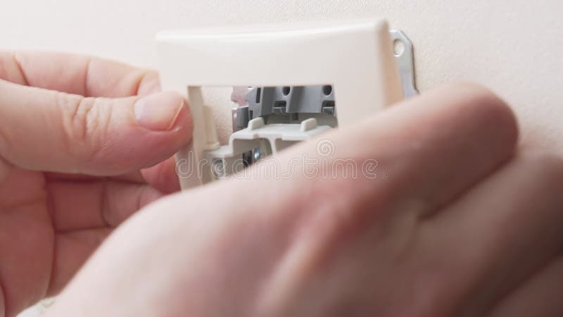 Installation of a Switch. Repair of Electrical Appliances and Wiring ...