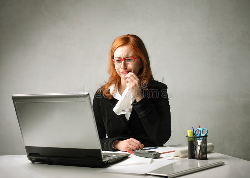Dismissal stock photo. Image of glasses, telephone, delusion - 17342920