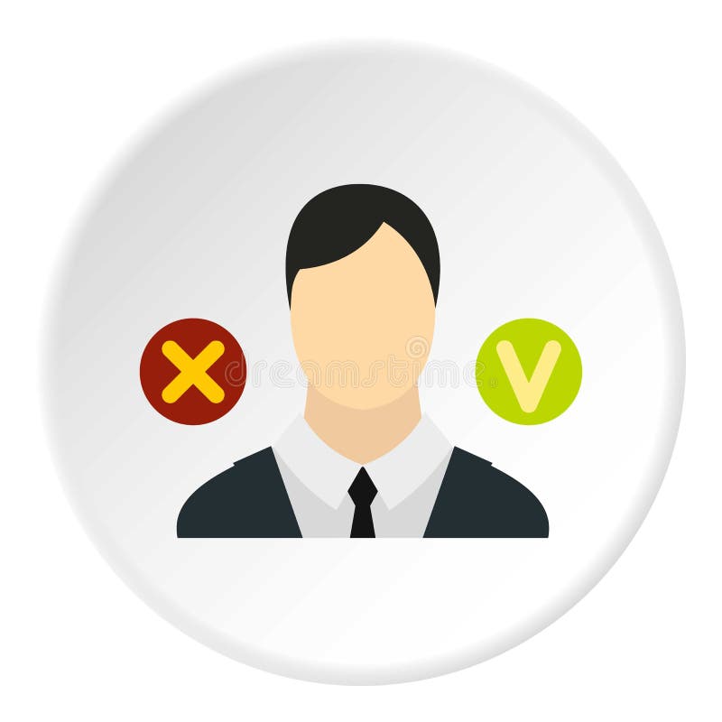 Dismissal of Employees Icon, Flat Style Stock Vector - Illustration of ...