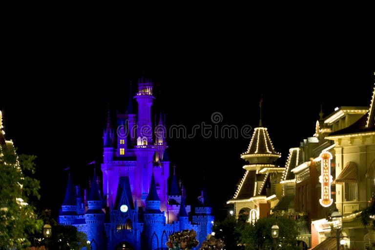 739 Disney World Castle Night Stock Photos - Free & Royalty-Free Stock ...