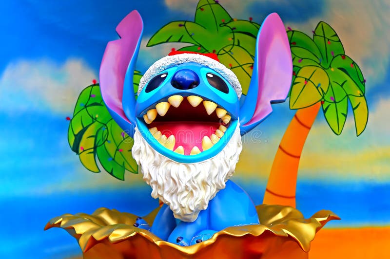 Stitch at disney parade editorial stock image. Image of spectacular ...