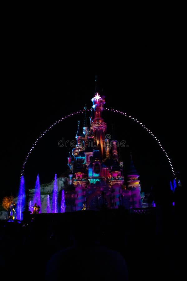 Disney D-Light editorial image. Image of fireworks, travel - 335122105